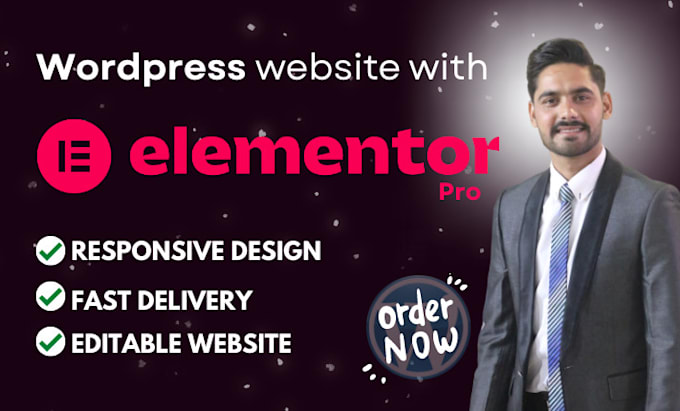 Do your wordpress website design with elementor pro by Sajid_aslam00 | Fiverr