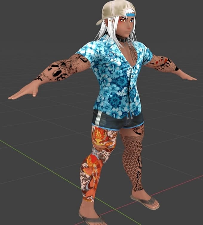 Create vrc avatar, vr avatar, vrchat avatar from scratch ready for pc ...