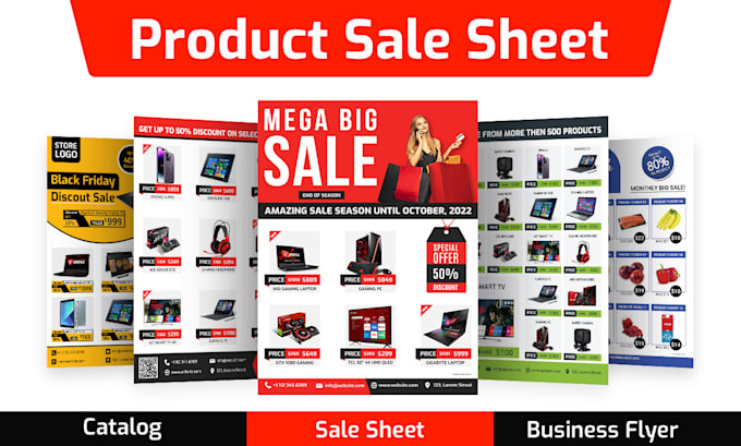 Design sell sheet, sales sheet, product catalog, and flyer by ...