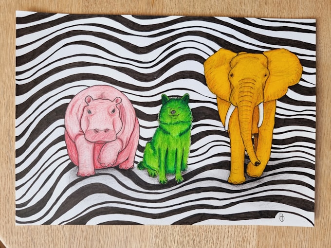 Draw almost whatever you want by Halfdanjeppesen | Fiverr