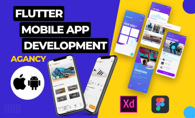 Develop mobile app android and ios flutter app development, flutter developer by Apps_agancy ...