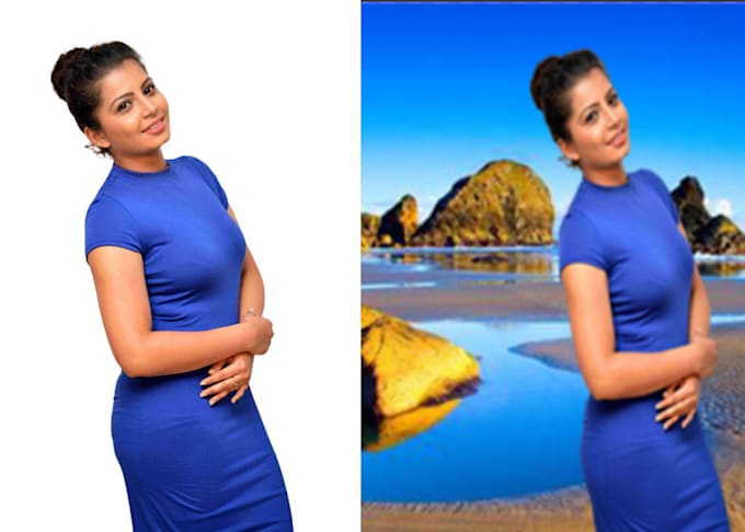 Do photoshop editing, change, remove background from image by Farida50 | Fiverr