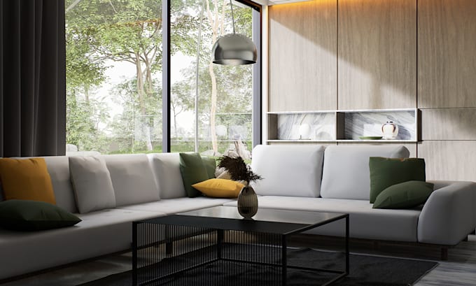 Do realistic interior exterior 3d architecture model, render by Lahiru_la7 | Fiverr