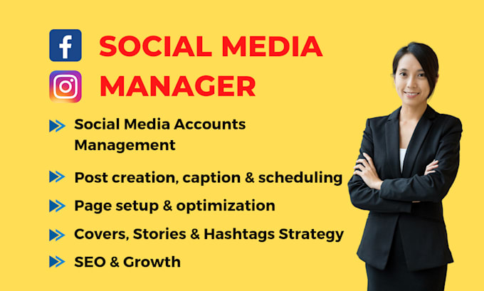 Be your amazing social media manager and creative content creator by ...