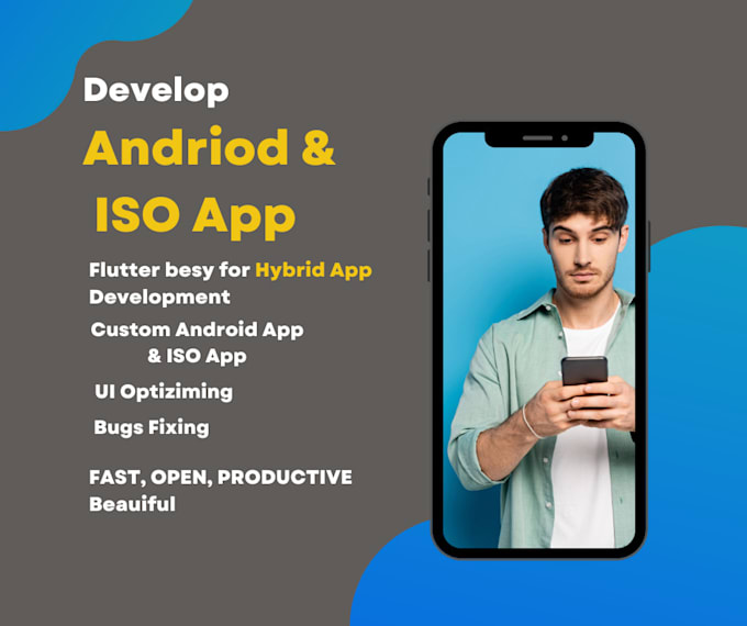 Design your android and iso app using flutter by Hamzabhatti482 | Fiverr