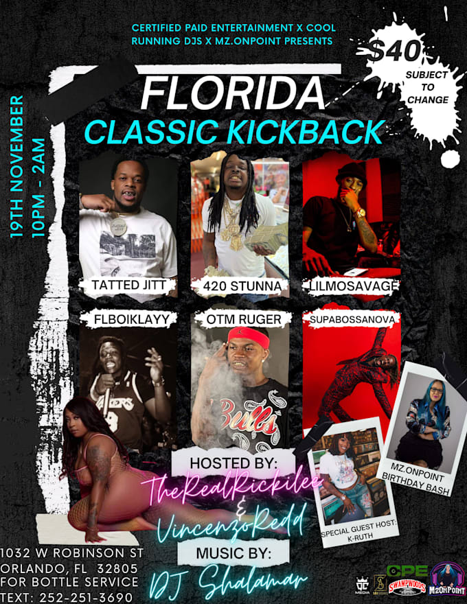 Create eye catching flyers for your events by Anbpixxelstudio | Fiverr