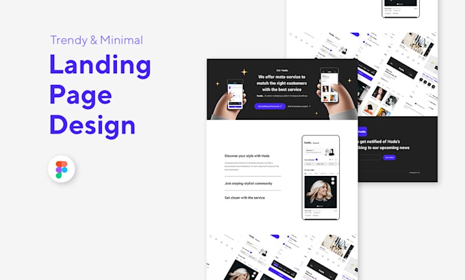 Do modern and user friendly web design layouts with figma and adobe xd ...