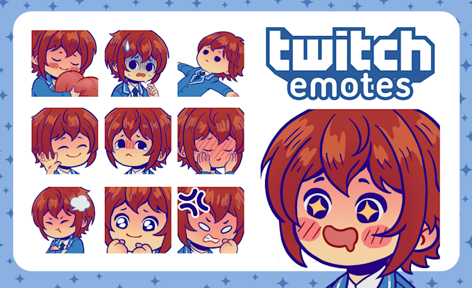 Create custom emotes pack for your twitch channel by Beatzmrl_art | Fiverr