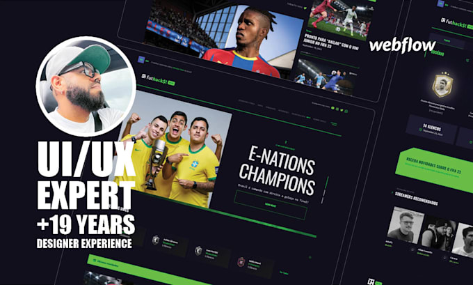 Create a beautiful webflow site or landing page by Adalberon | Fiverr