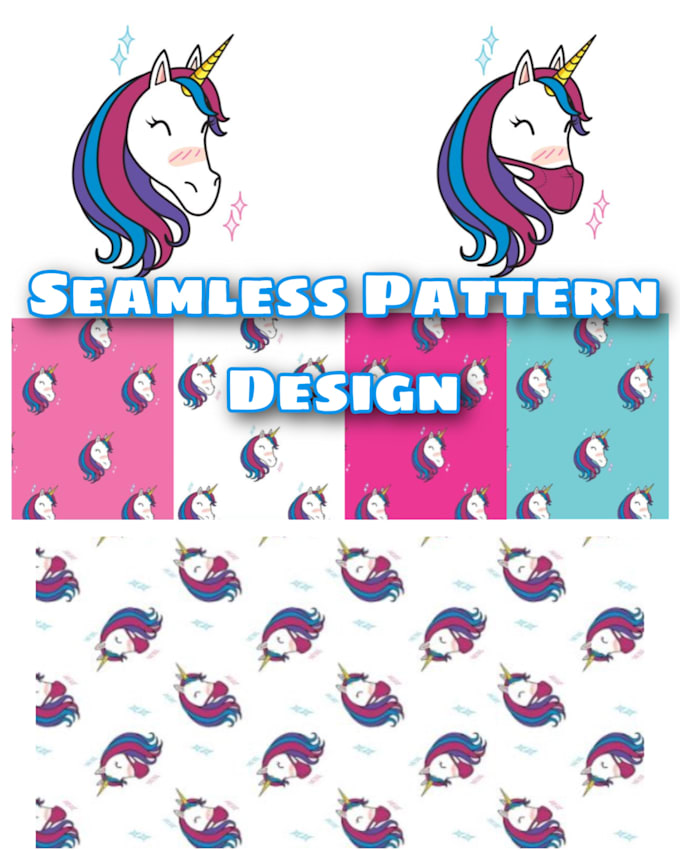 Create customized seamless fabric pattern designs by Worldofyoo | Fiverr