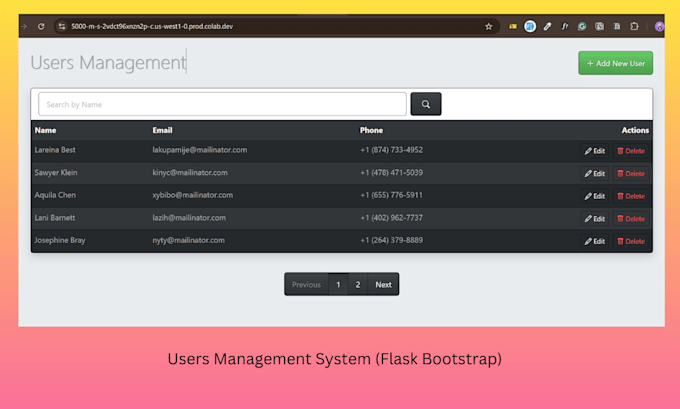 Create a responsive python flask web app with postgresql by Kelvin_loh ...