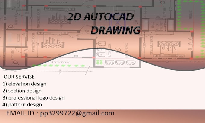 Design architectural 2d drawings with perfection by Poojavp | Fiverr