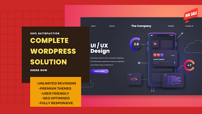Design a responsive and professional wordpress website by Techyhritik | Fiverr