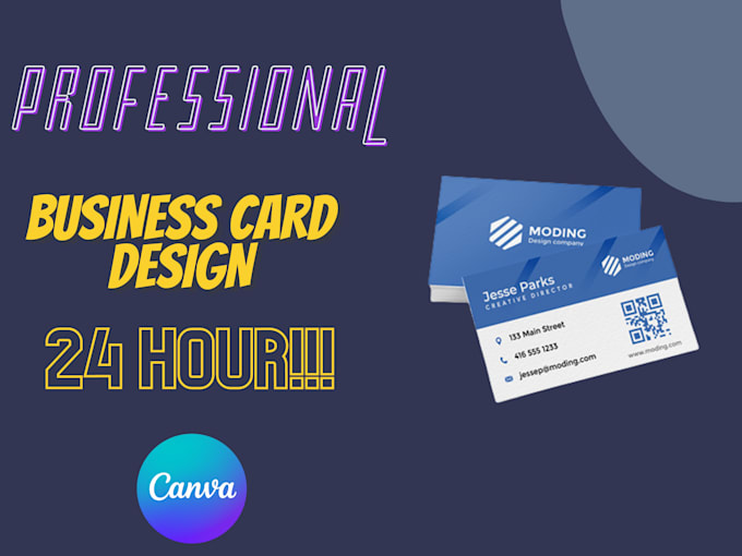 Design your professional business card by Ersindesigning | Fiverr