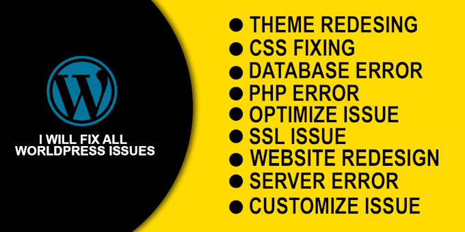 Create, redesign, fix, customize, your wordpress website by Syedshah647 ... Create, redesign, fix, customize, your wordpress website by Syedshah647 ...