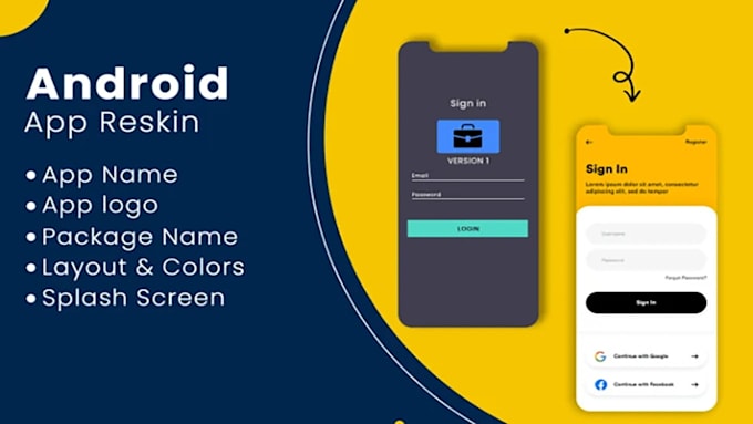 Reskin App Redesign Your Android App And Reskin Codecanyon By Chiragsingh630 Fiverr