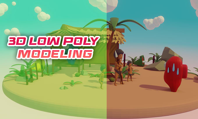 Create 3d low poly game asset for your unity game by Johnpaulbaldera ...