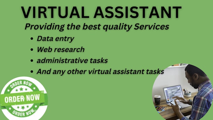 Be your virtual assistant for data entry, web research and admin tasks ...