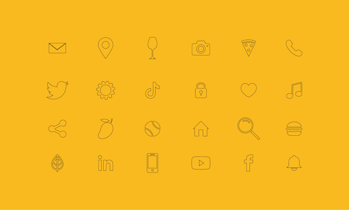 Design custom vector icon set by Creative_nora | Fiverr