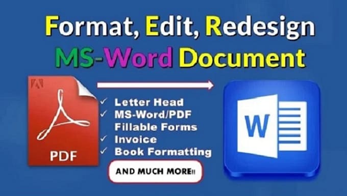 Format Create Type Edit And Design Ms Word Documents By