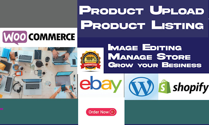 Do ecommerce product upload, listing and customizations by Shah_nowaz | Fiverr