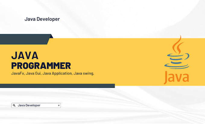Write code for java swing javafx java gui and java application by ...