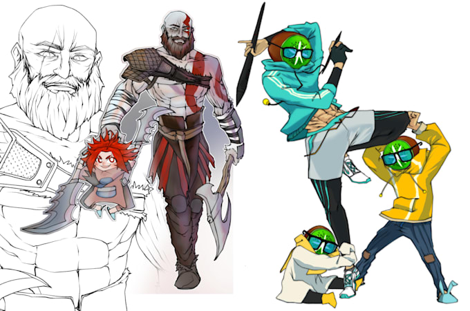 Draw character, oc, furry, design character, character sheet by ...