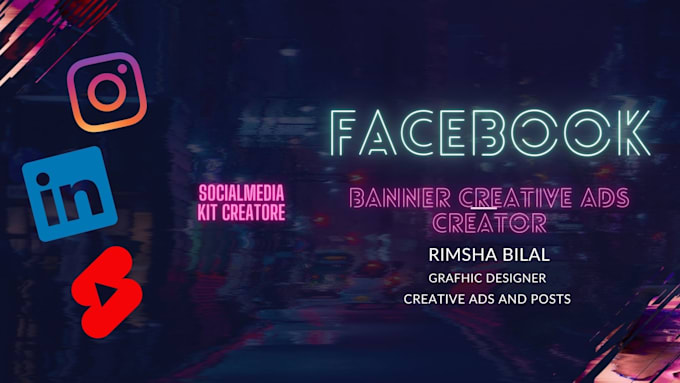 Facebook banner creative ads by Rimshabilal545 | Fiverr