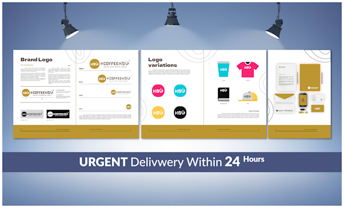 Create brand guide branding package logo and brand identity and color palette by Mahmuda_akter ...