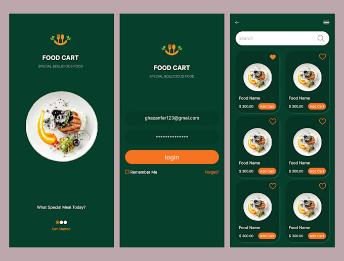 Do creative mobile app ui ux design using figma by Alirazaart007 | Fiverr