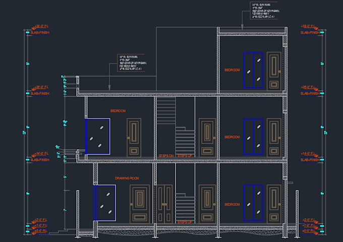 Draft autocad 2d architectural drawing floor plans by Attaullahsandhu ...
