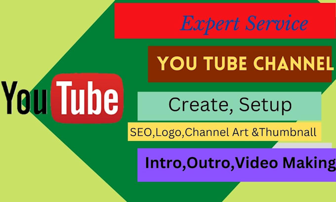 Create and a professional setup youtube channel by Mehediredoy1 | Fiverr