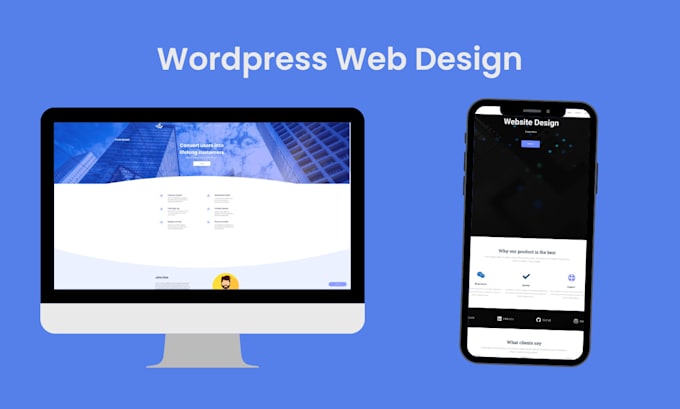 Create a custom wordpress website for you by Yrsolutions | Fiverr