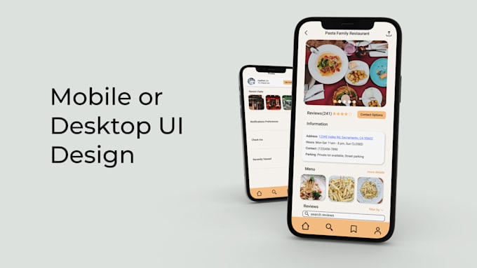Create the ui ux for mobile and desktop screens by Jessicauxdesign | Fiverr