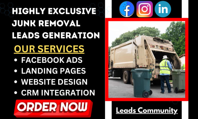 Generate exclusive junk removal leads via ads, garbage removal landing ... Generate exclusive junk removal leads via ads, garbage removal landing ...
