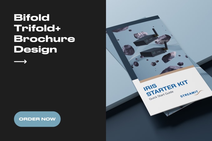 Design bifold, trifold creative brochure by Nastianeon | Fiverr