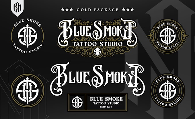 Design awesome retro vintage lettering logo design by Mevoart | Fiverr