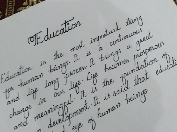 Beautifully handwrite letters assignment and notes by Learnandteac529 ...