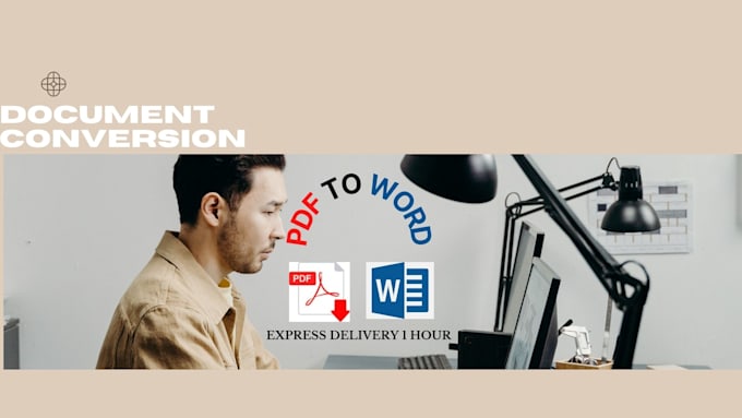 Convert word to pdf, handwriting to word, convert scan by Ahmedkhaskhe306 | Fiverr