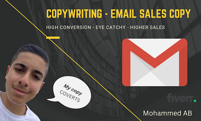 Skyrocket your sales with persuasive email sales copywriting by Mohammedab01 | Fiverr