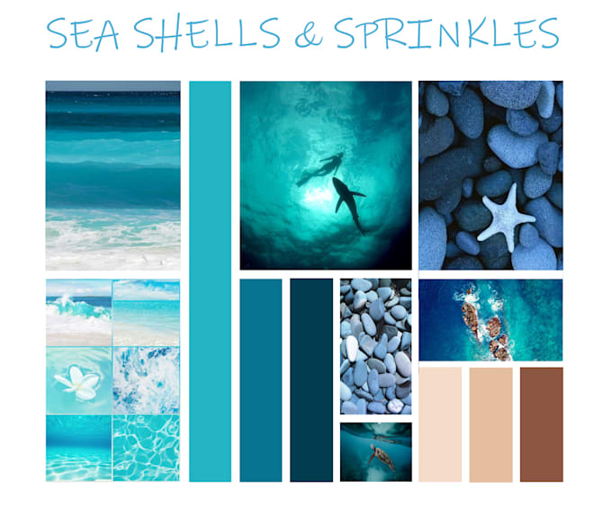 Design a tenacious color palette mood board by Punishi | Fiverr