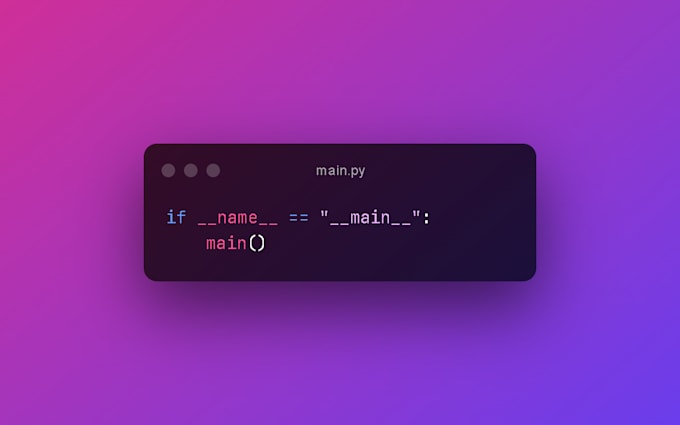 Do your python project, task by Mercerx02 | Fiverr