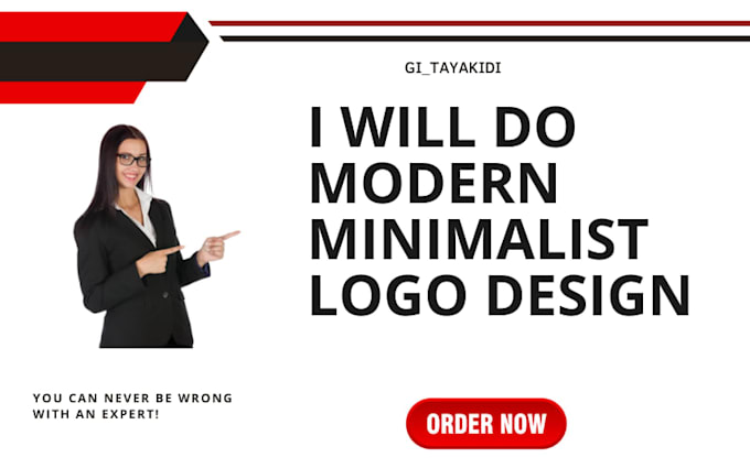 Do modern minimalist logo design by Gi_tayakidi | Fiverr
