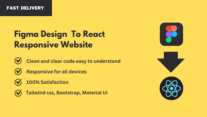Convert figma and psd into react and next web app by Buraqsolutionz ...