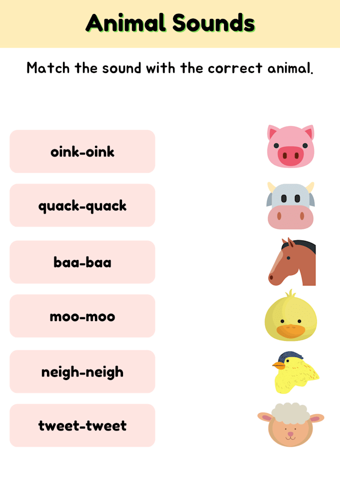 Create children worksheets in different designs by Nonspecificgami | Fiverr