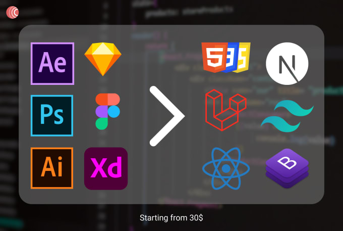 Convert your psd, figma, sketch designs to html front end by Devigners ...
