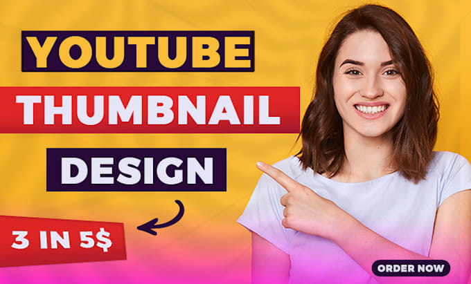 Create amazing youtube thumbnail template by Jd_design_01 | Fiverr