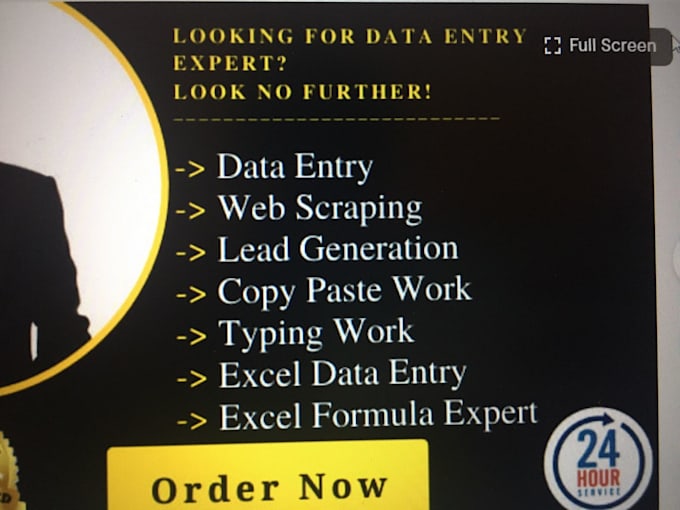 Type writing , data entry , ms word, excel , etc by Liousie | Fiverr