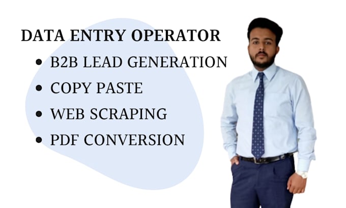 Be your excellent data entry operator with accurate data entry tasks by Somanakbar | Fiverr