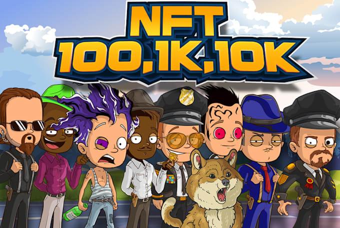 Create unique nft arts and generate by Elainasilva | Fiverr